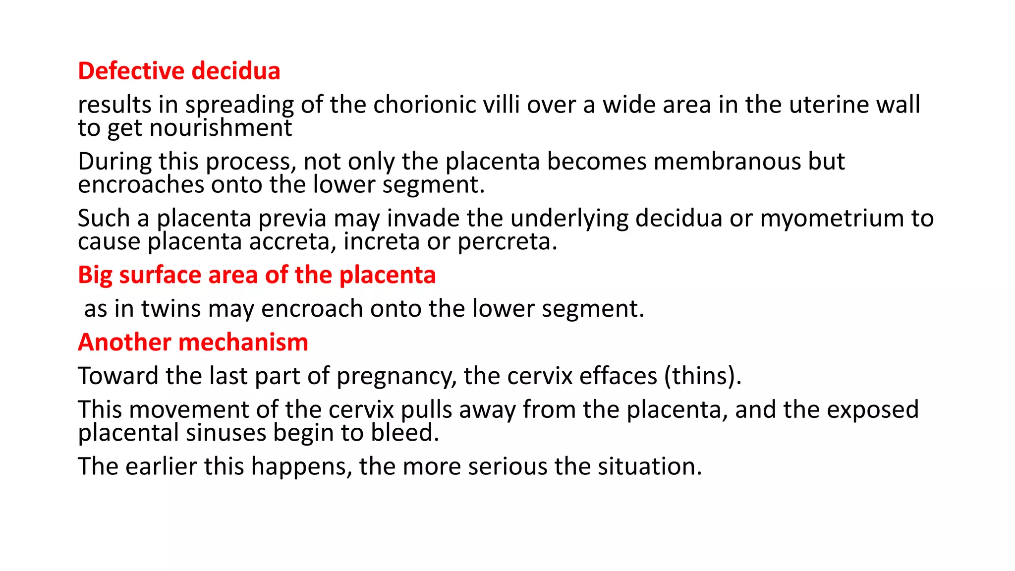 Antepartum BLEEDING | PPTX | Pregnancy | Reproductive Health