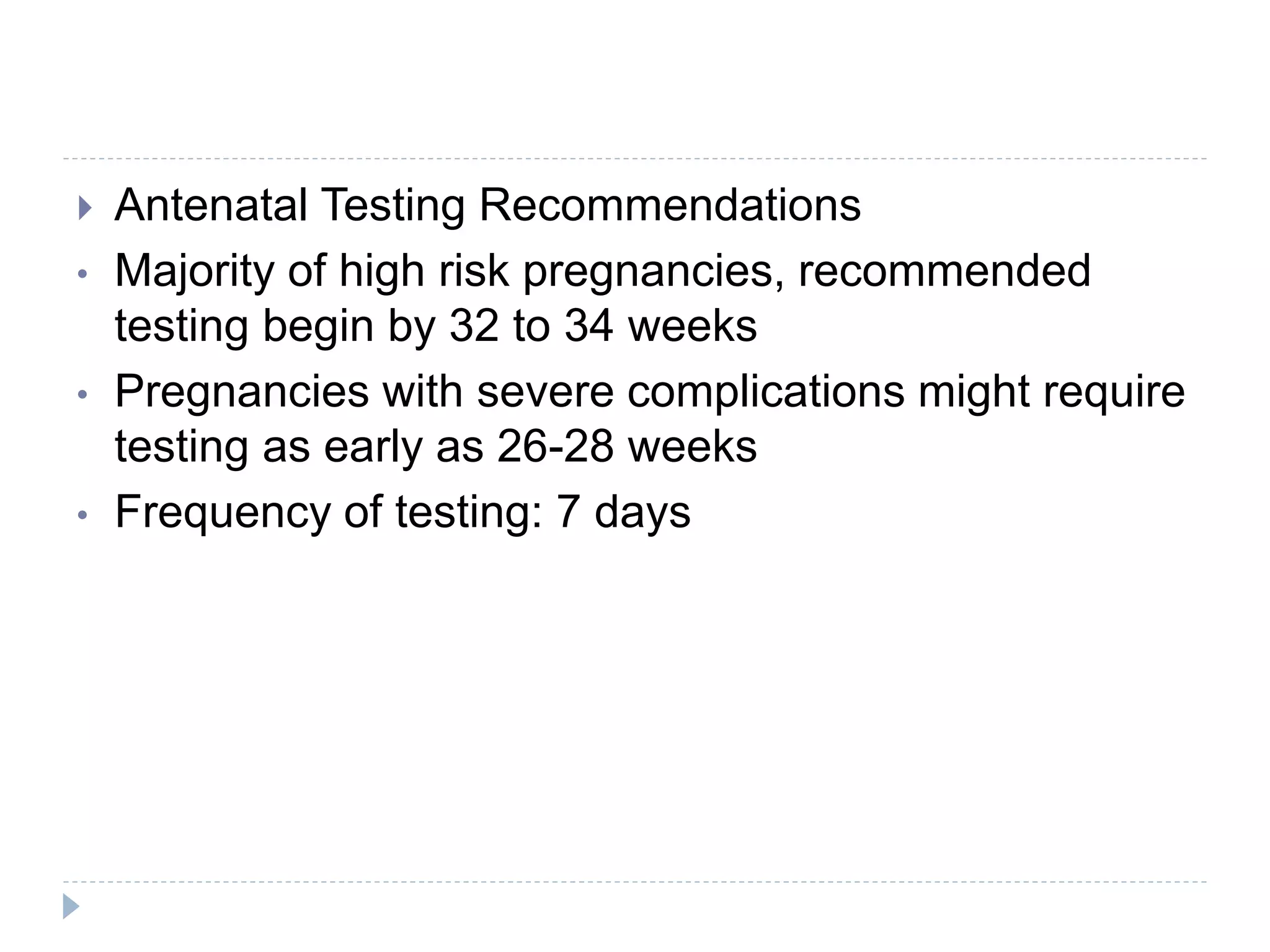 Antepartum fetal assessment | PPTX