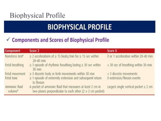 Antepartum fetal assessment | PPTX