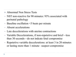 Antepartum fetal assessment | PPTX
