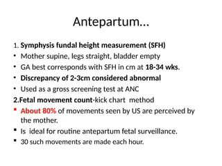 Antepartum Fetal Assessment.pptxAntepartum Fetal Assessment.pptx