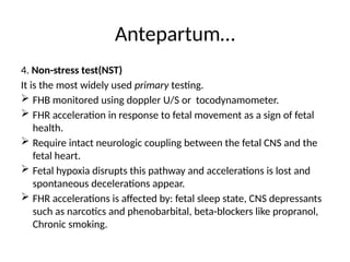 Antepartum Fetal Assessment.pptxAntepartum Fetal Assessment.pptx