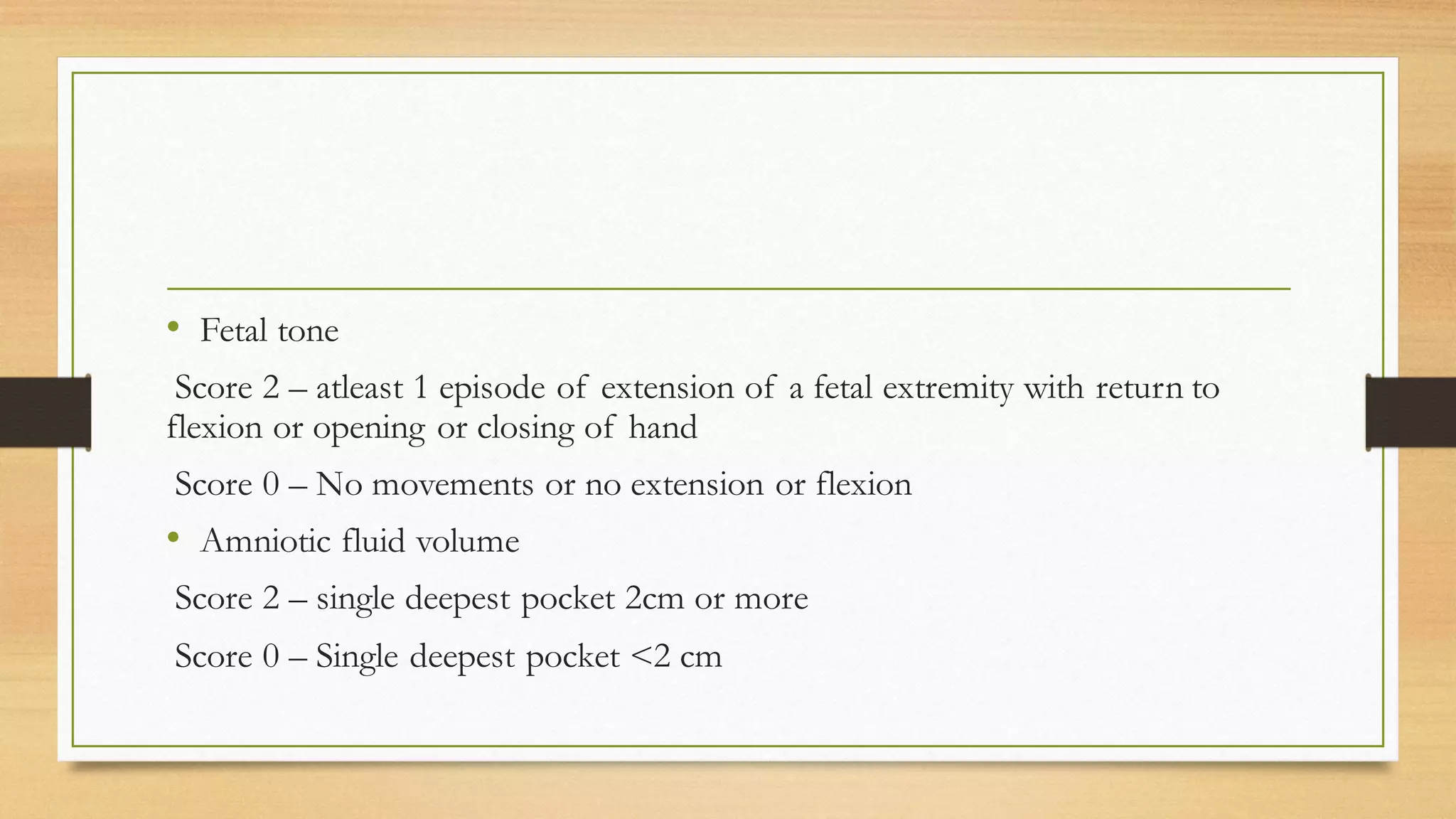 Antepartum fetal surveillance | PDF