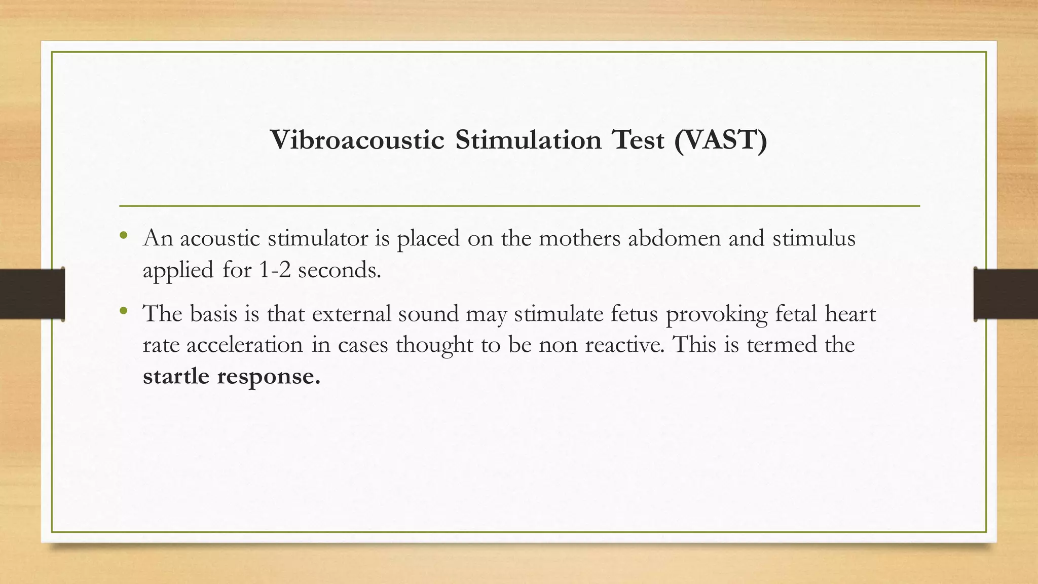 Antepartum fetal surveillance | PDF