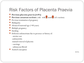 Antepartumhaemorrhage 121128013531-phpapp02 | PPT