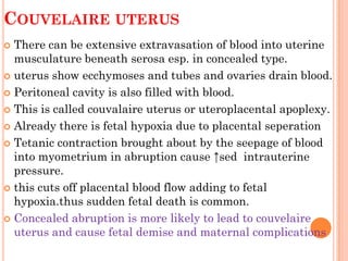 Antepartum haemorrhage | PDF