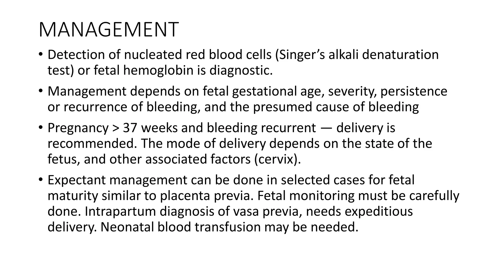 Antepartum haemorrhage | PDF