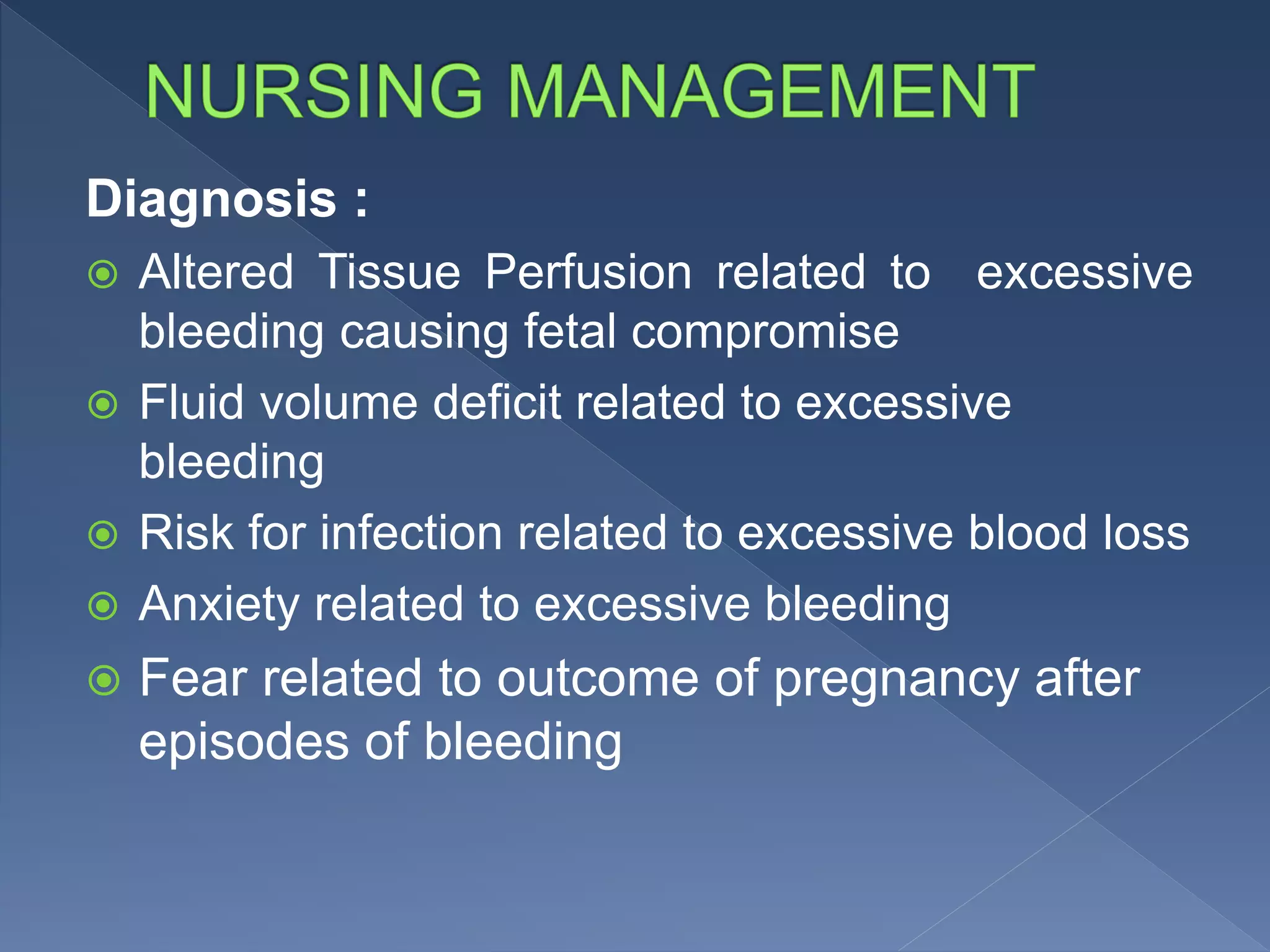 BLEEDING IN LATE PREGNANCY | PPTX