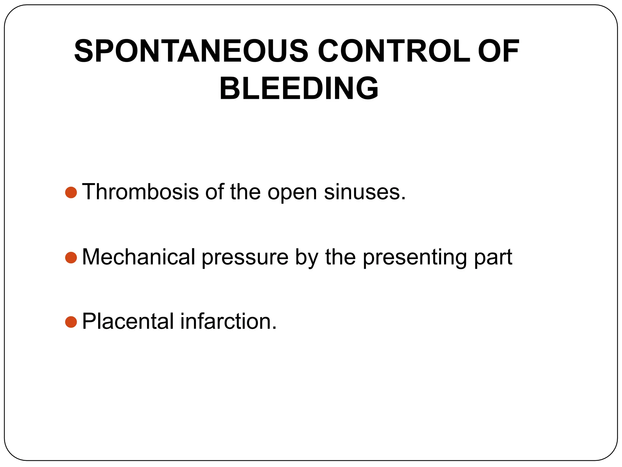 Antepartum haemorrhage, placenta previa and abruptio placentae | PPTX