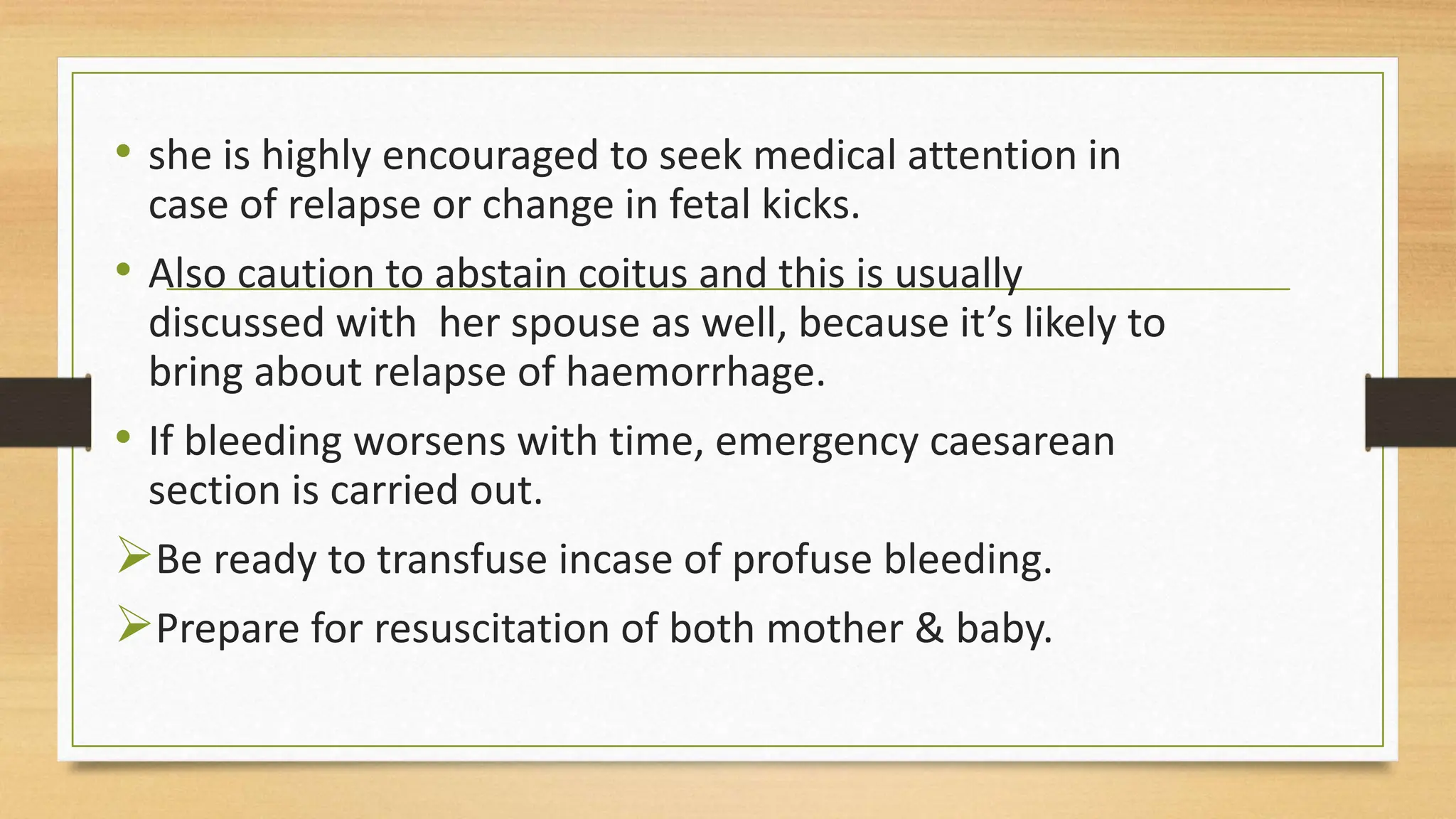 ANTEPARTUM HAEMORRHAGE (APH).pptx | Pregnancy | Reproductive Health