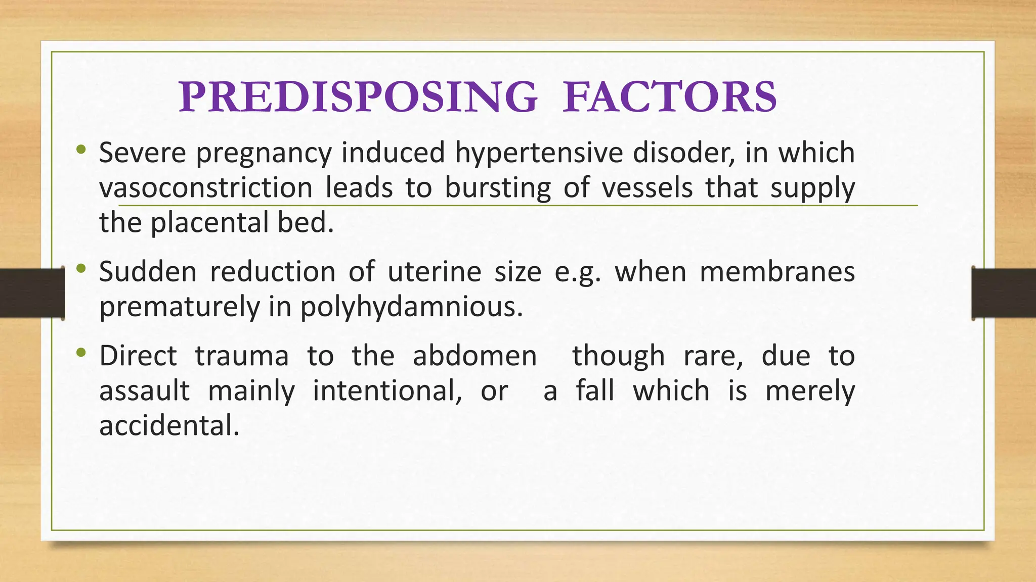 ANTEPARTUM HAEMORRHAGE (APH).pptx | Pregnancy | Reproductive Health