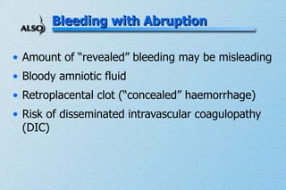Ante Partum Haemorrhage in pregnancy.PPT