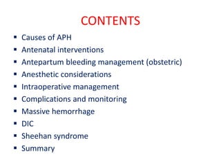 ANTEPARTUM HEMMORRHAGE - pregnancy complication | PPT