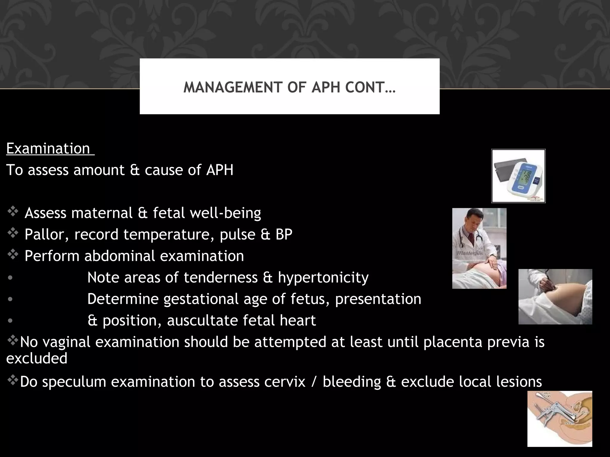 Antepartum hemorrhage | PPT