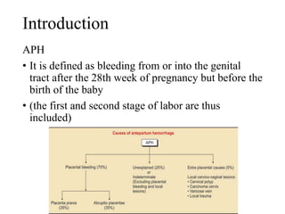 Antepartum hemorrhage | PPTX