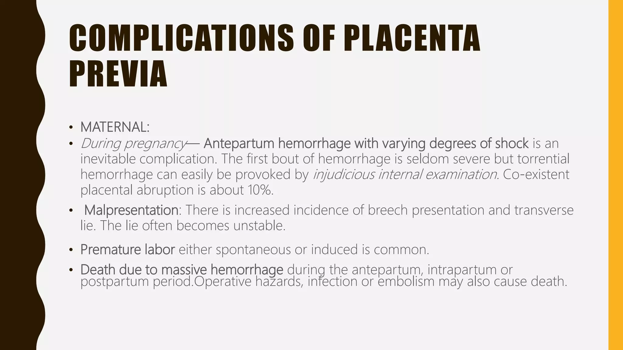 What is intrapartum haemorrhage? | PPTX