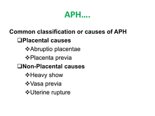 ANTEPARTUM HEMORRHAGE for health students.pptx