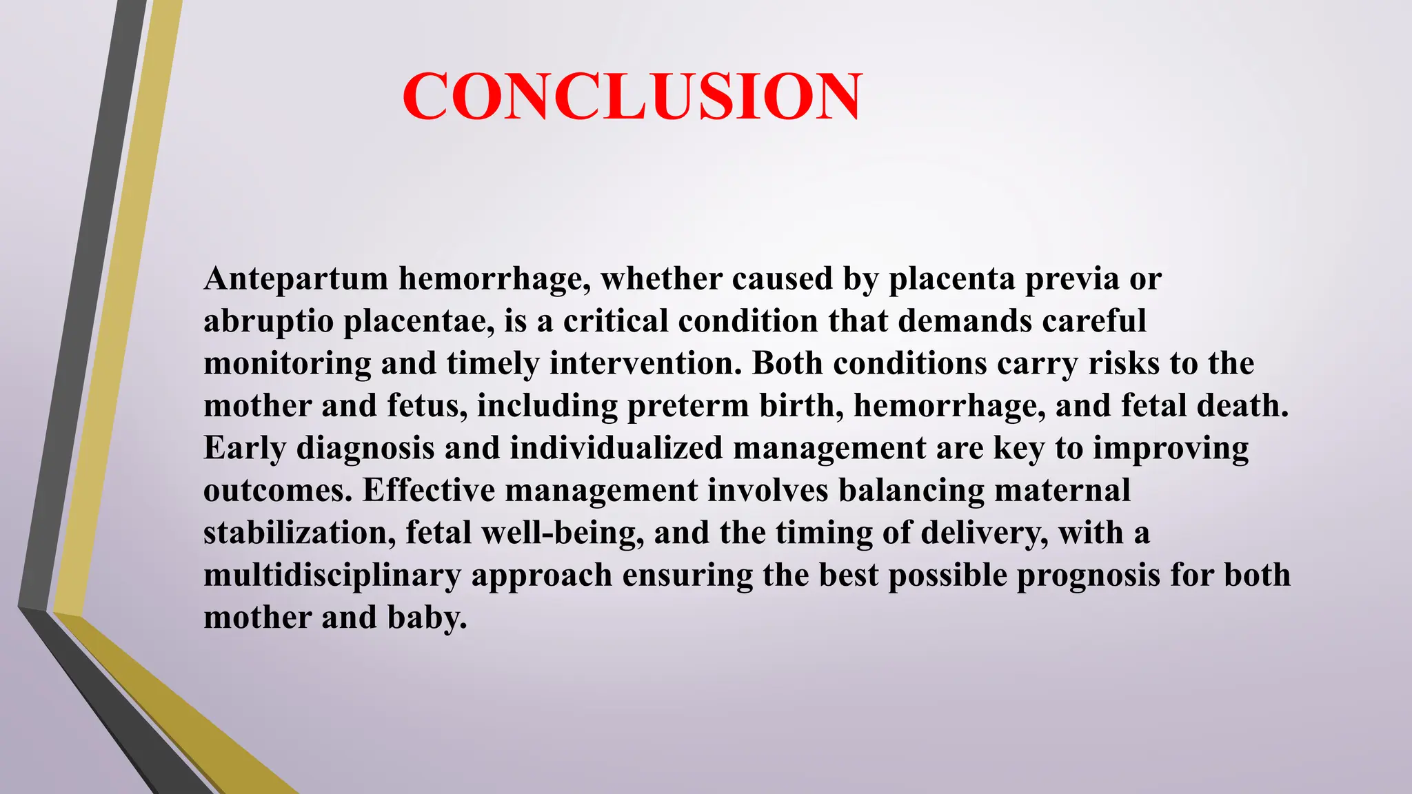 ANTEPARTUM HEMORRHAGE | PPTX