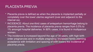 ANTEPARTUM HEMORRHAGE Dr Islamic iuiu.pptx