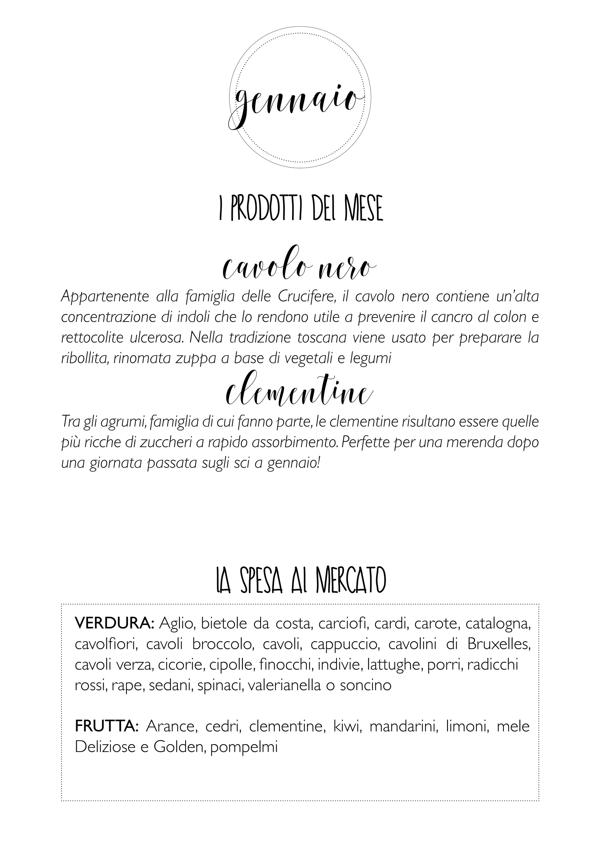 Anteprima Diario alimentare d'inverno | PDF