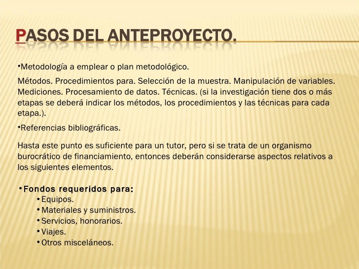 Anteproyecto