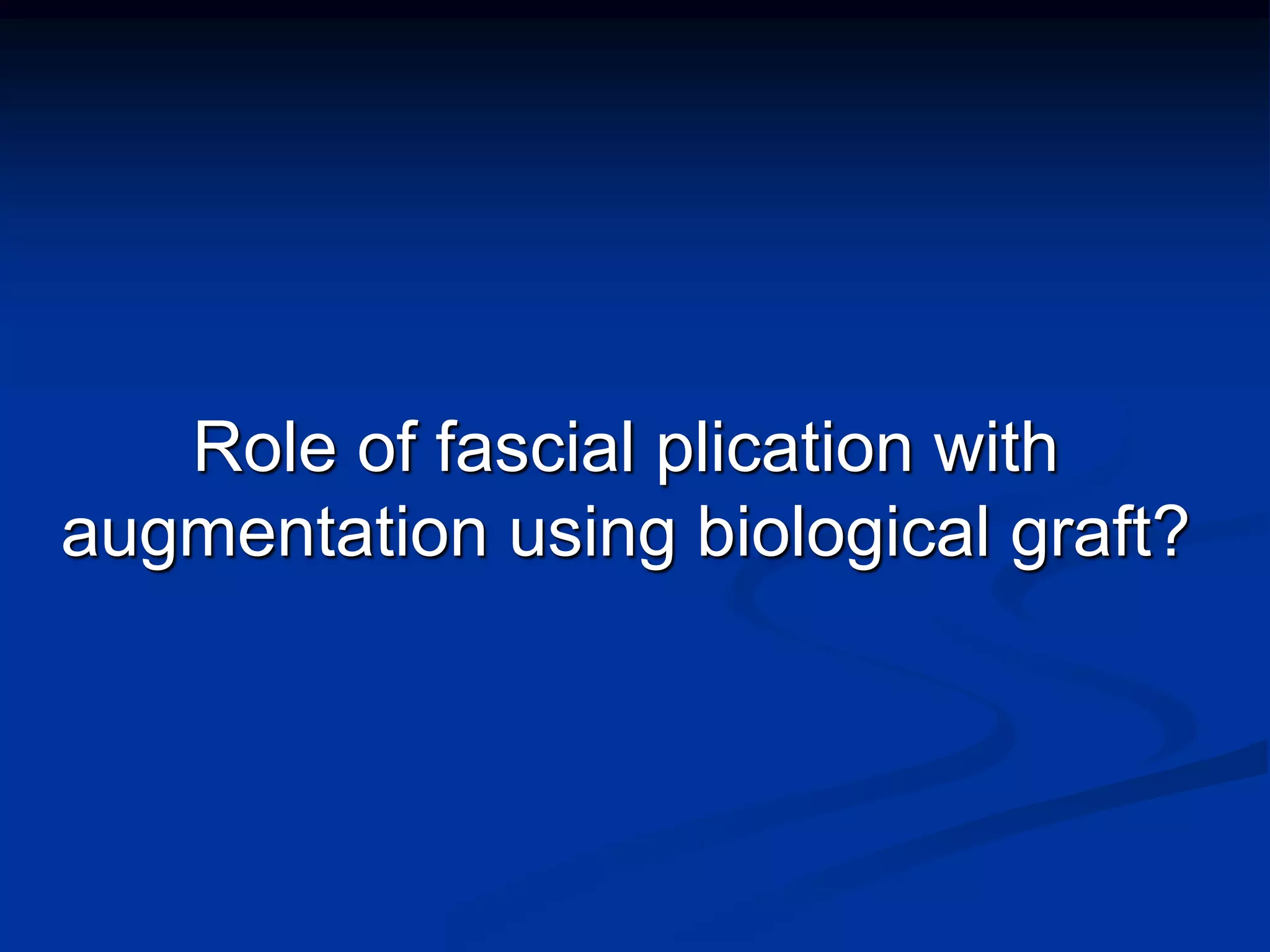 Anterior Compartment Prolapse: Biological Grafts | PDF