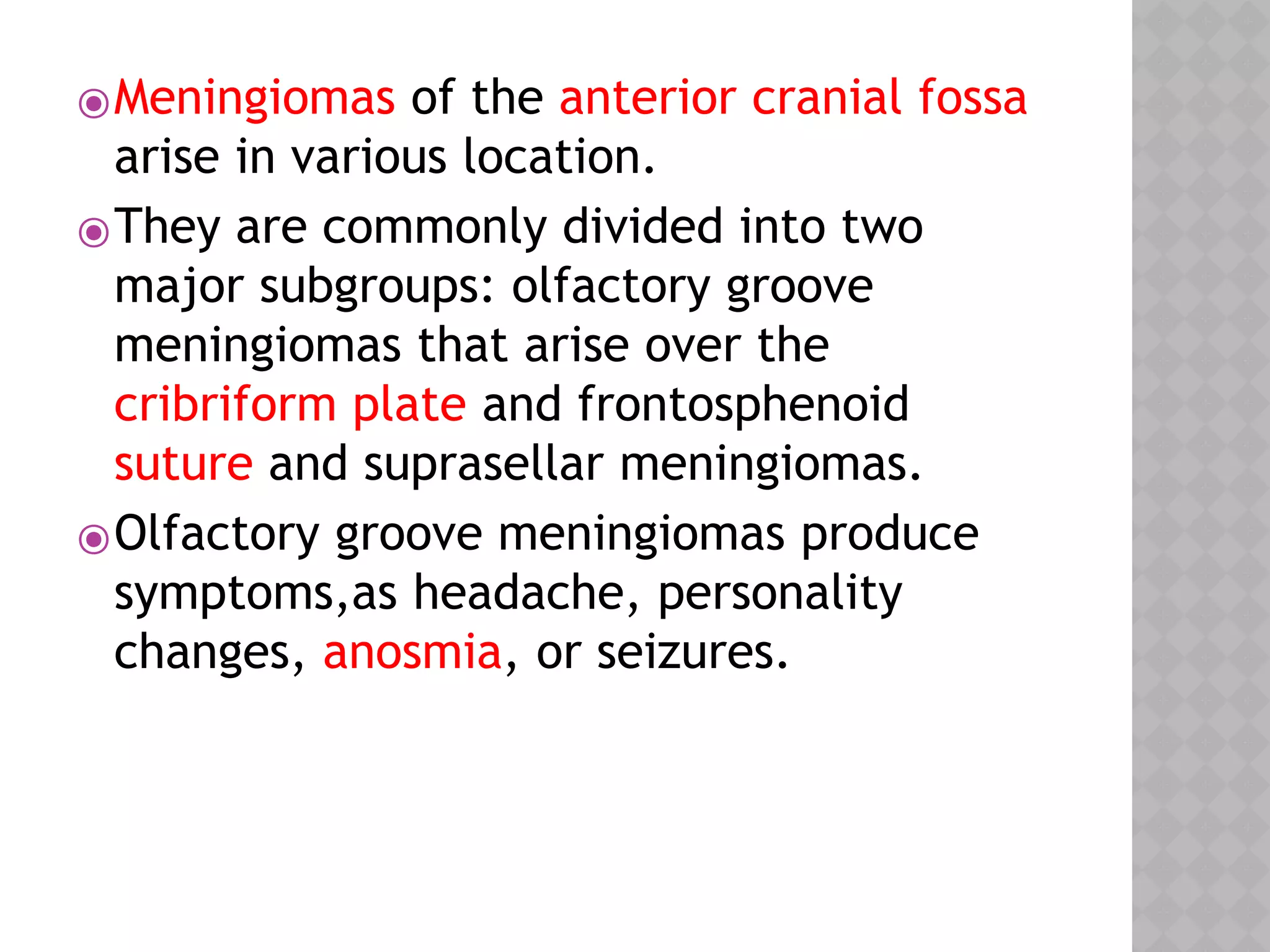 Anterior cranial-fossa | PPT