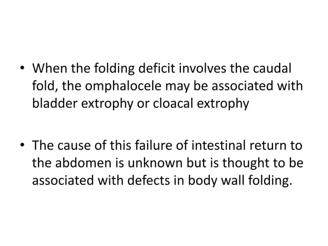 ANTERIOR ABDOMINAL WALL DEFECTS.pptx | Pregnancy | Reproductive Health