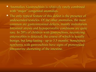 Anterior and posterior Abdominal Wall Defects.ppt