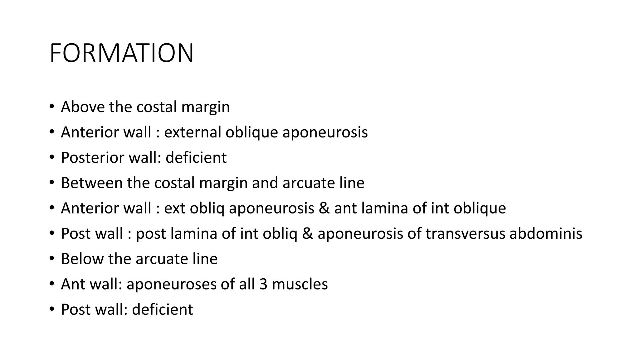 Anterior abdominal wall , Rectus sheath and Inguinal.pptx