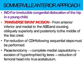 Anterior approach to hip ppt new, | PPTX