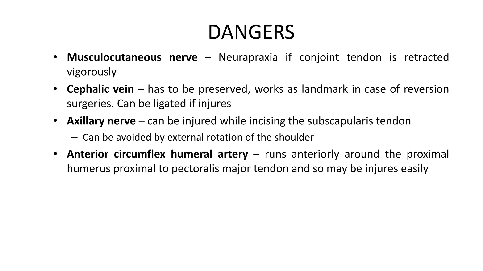 Anterior approach to shoulder | PPTX