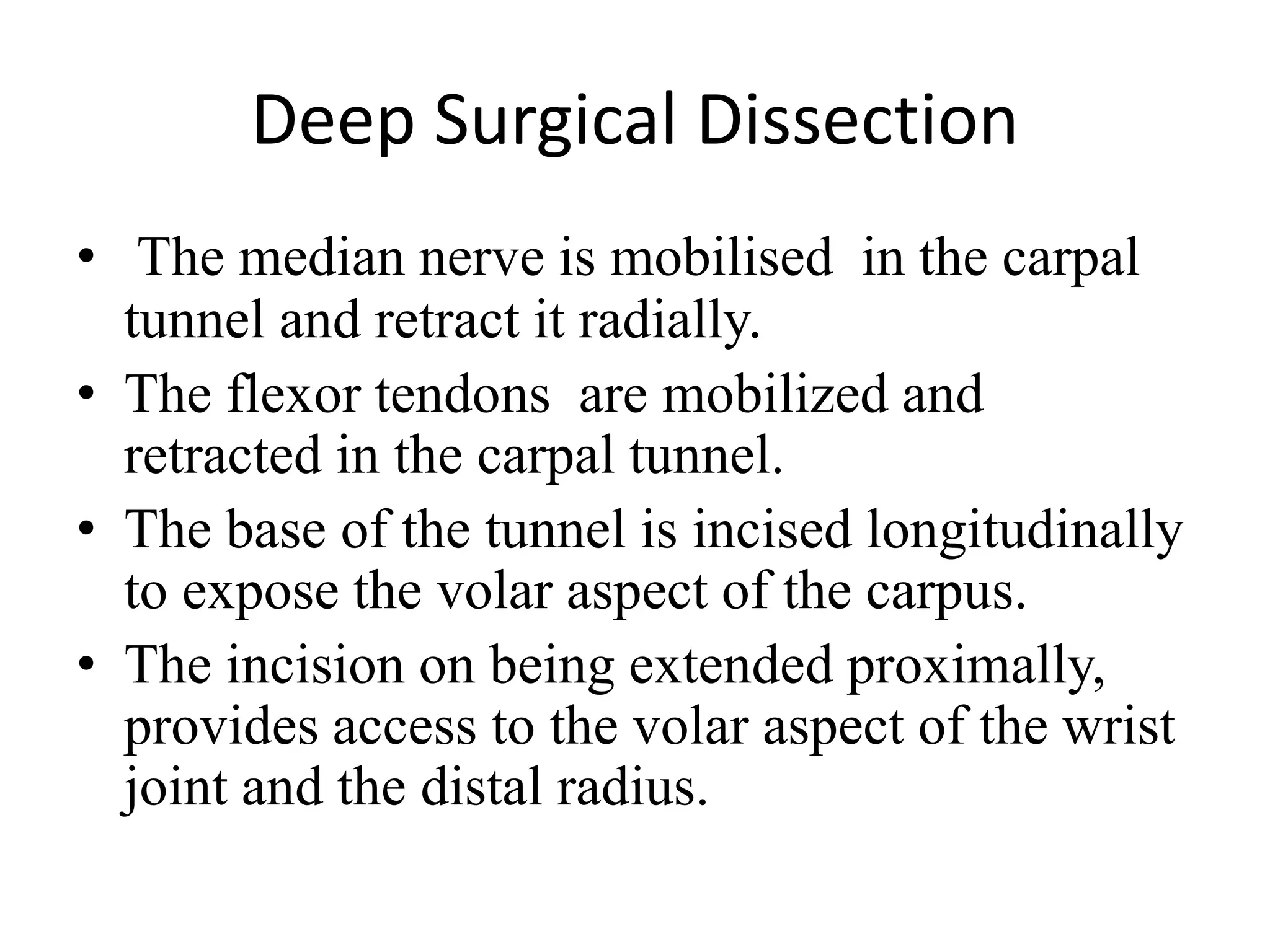 Anterior approach to wrist | PPTX