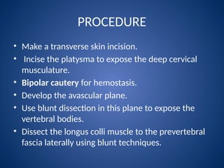 Anterior Cervical Diskectomy by DR ZULQARNAIN ANIS.pptx