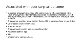 Anterior circulation aneurysm.pptx