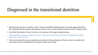 Anterior Crossbite in Primary and Mixed Dentitions.pptx