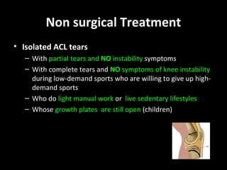 Anterior Cruciate ligament Injury | PPT
