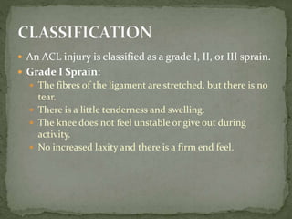 Anterior cruciate ligament reconstruction, rehabilitation, and.pptx
