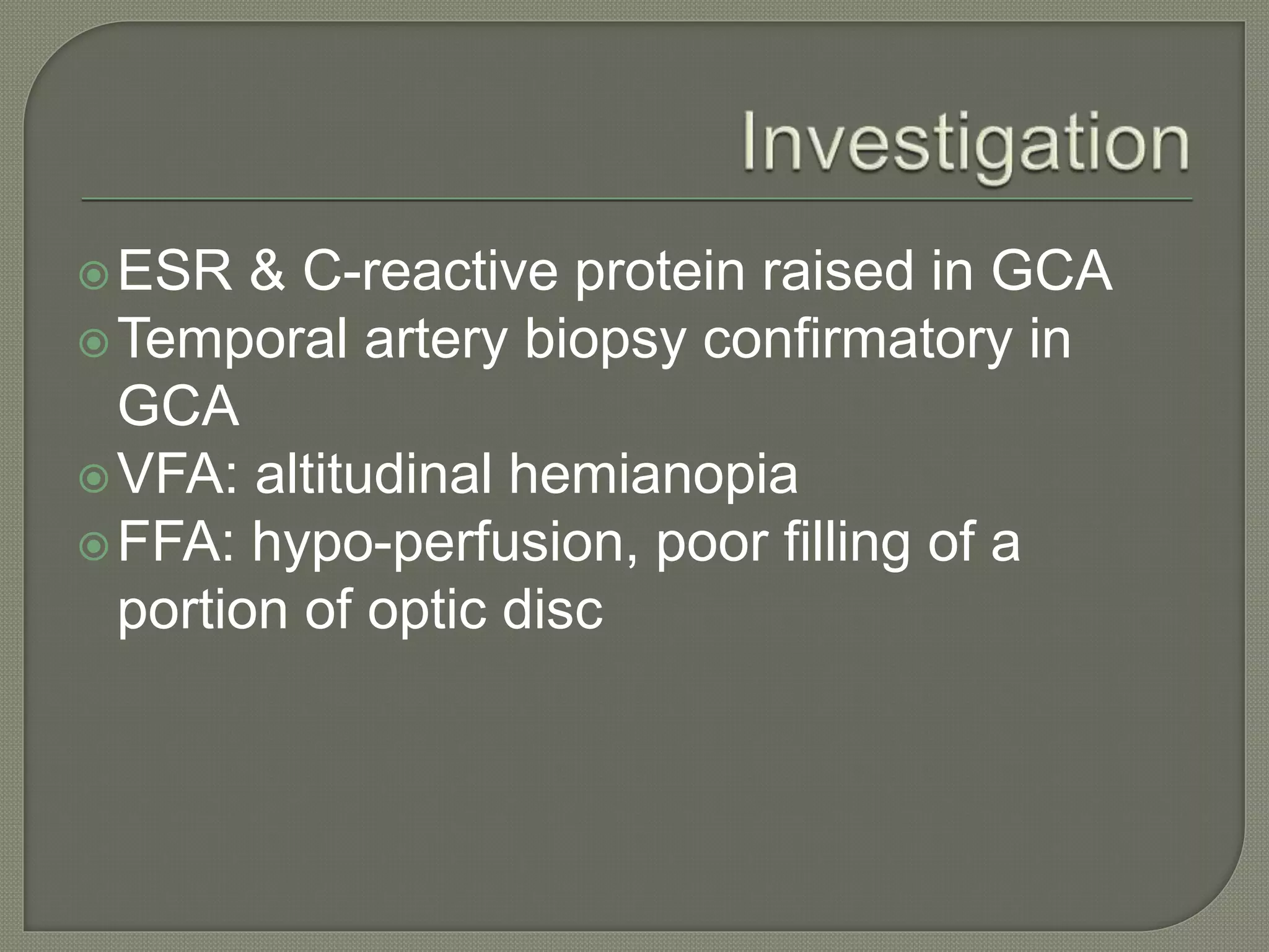 Anterior ischemic optic neuropathy (AION).pptx | Eye and Vision ...