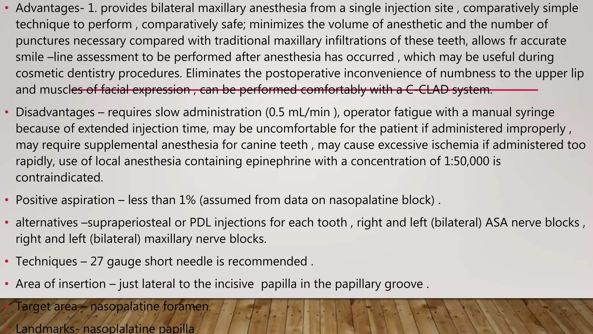 Anterior middle superior alveolar nerve | PPTX