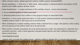 Anterior middle superior alveolar nerve | PPTX