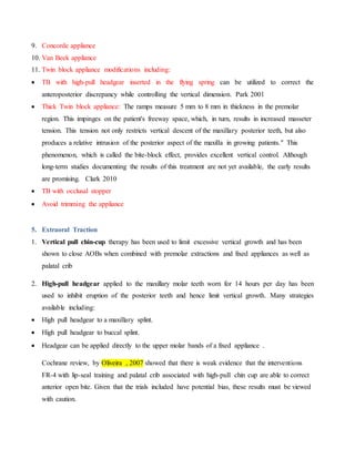 Anterior open bite / for orthodontists by Almuzian | DOCX