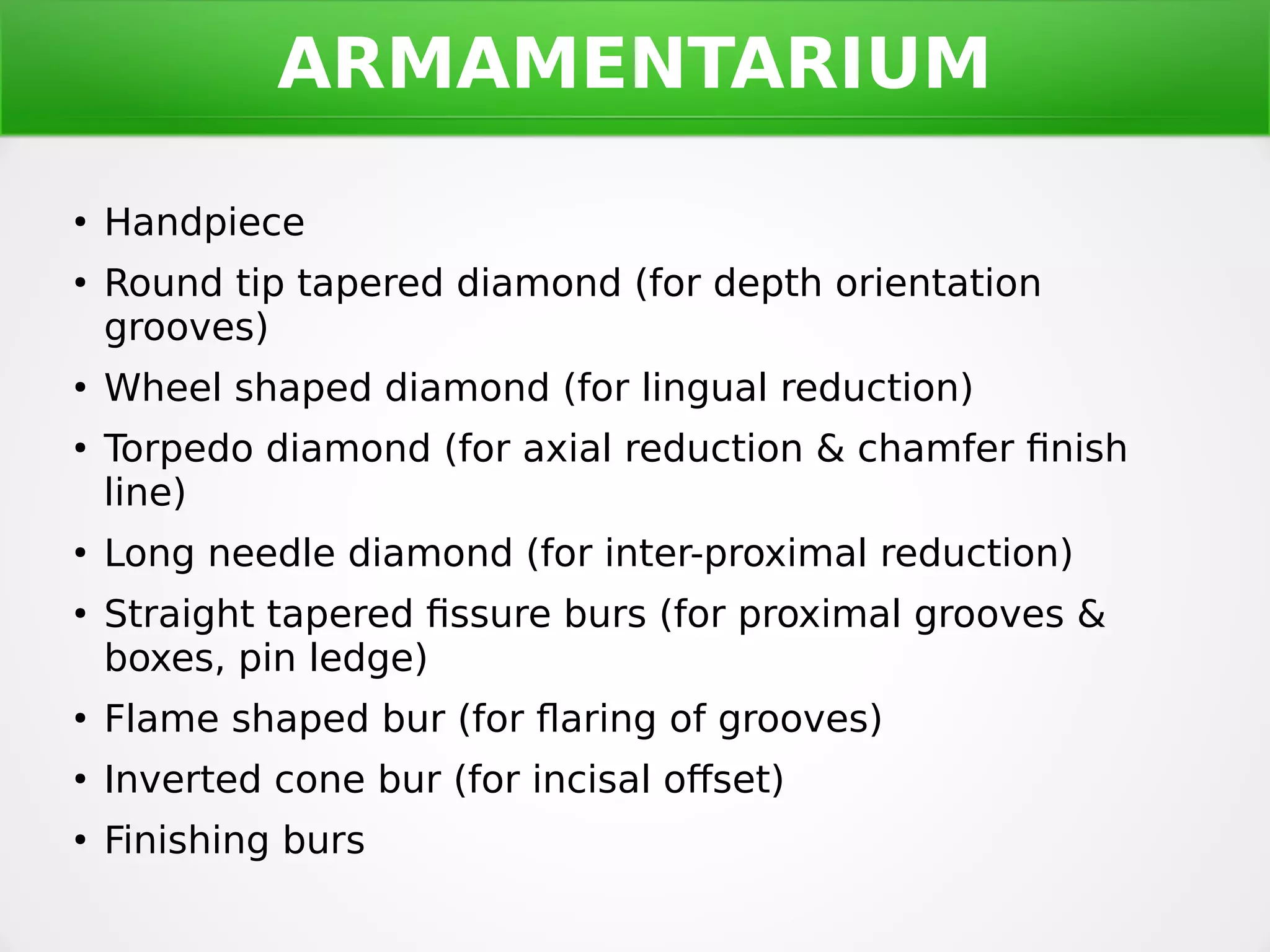 Anterior Partial Veneer crown preparation | PDF