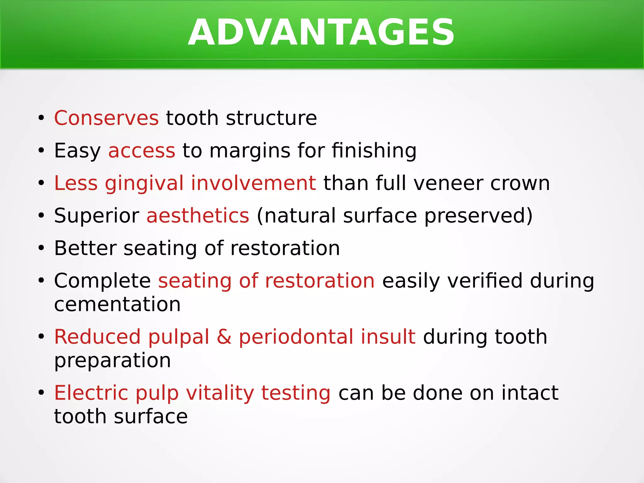 Anterior Partial Veneer crown preparation | PDF