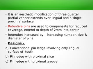 Anterior Partial Veneer crown preparation | PDF