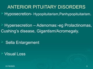 Anterior pituitary disorders.pptx.presentation | PPTX