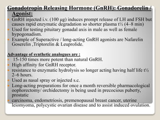 anteriorpituitaryhormoneanaloguesinhibitors | PPT