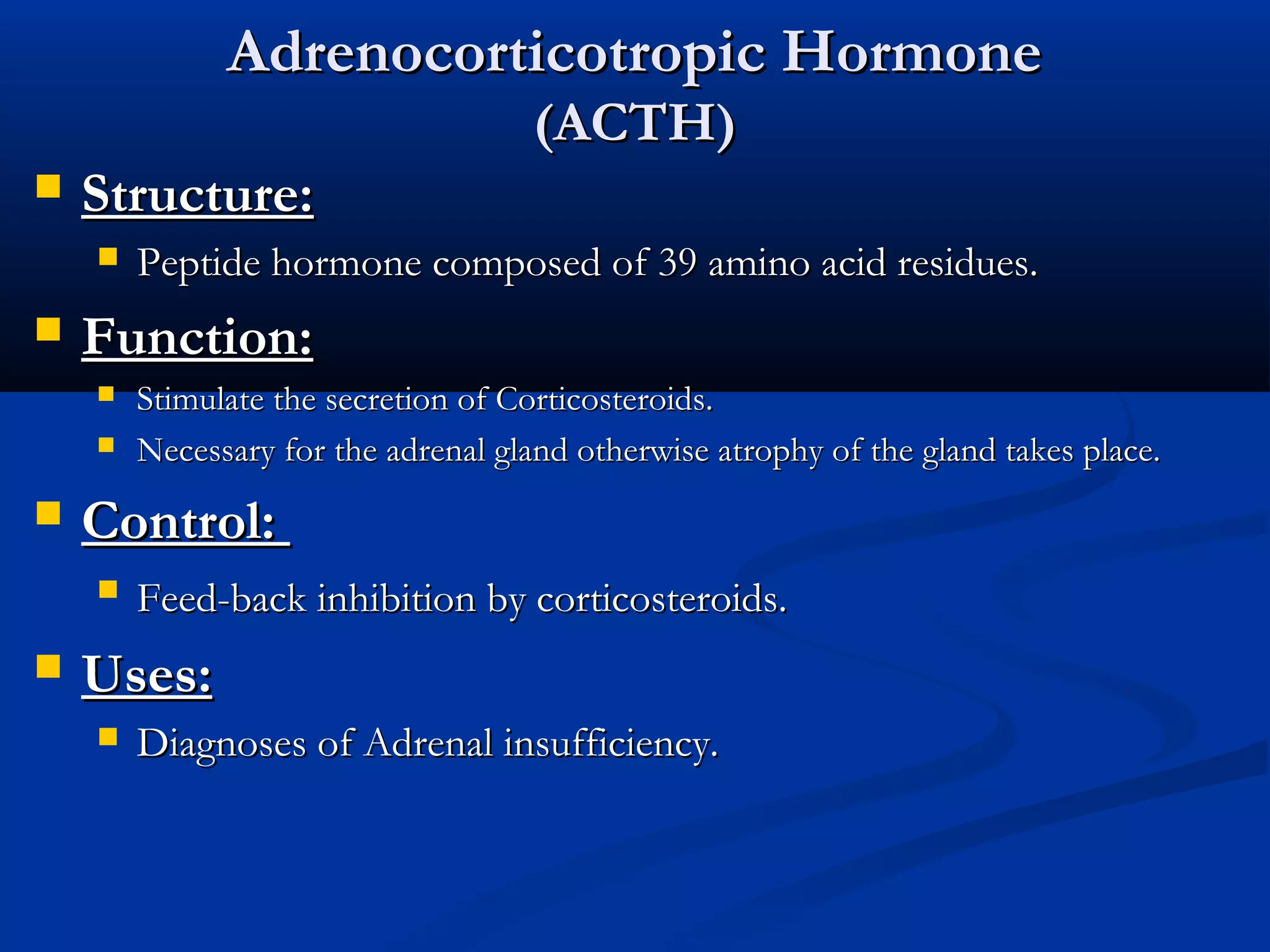 Anterior pituitary hormones | PPT