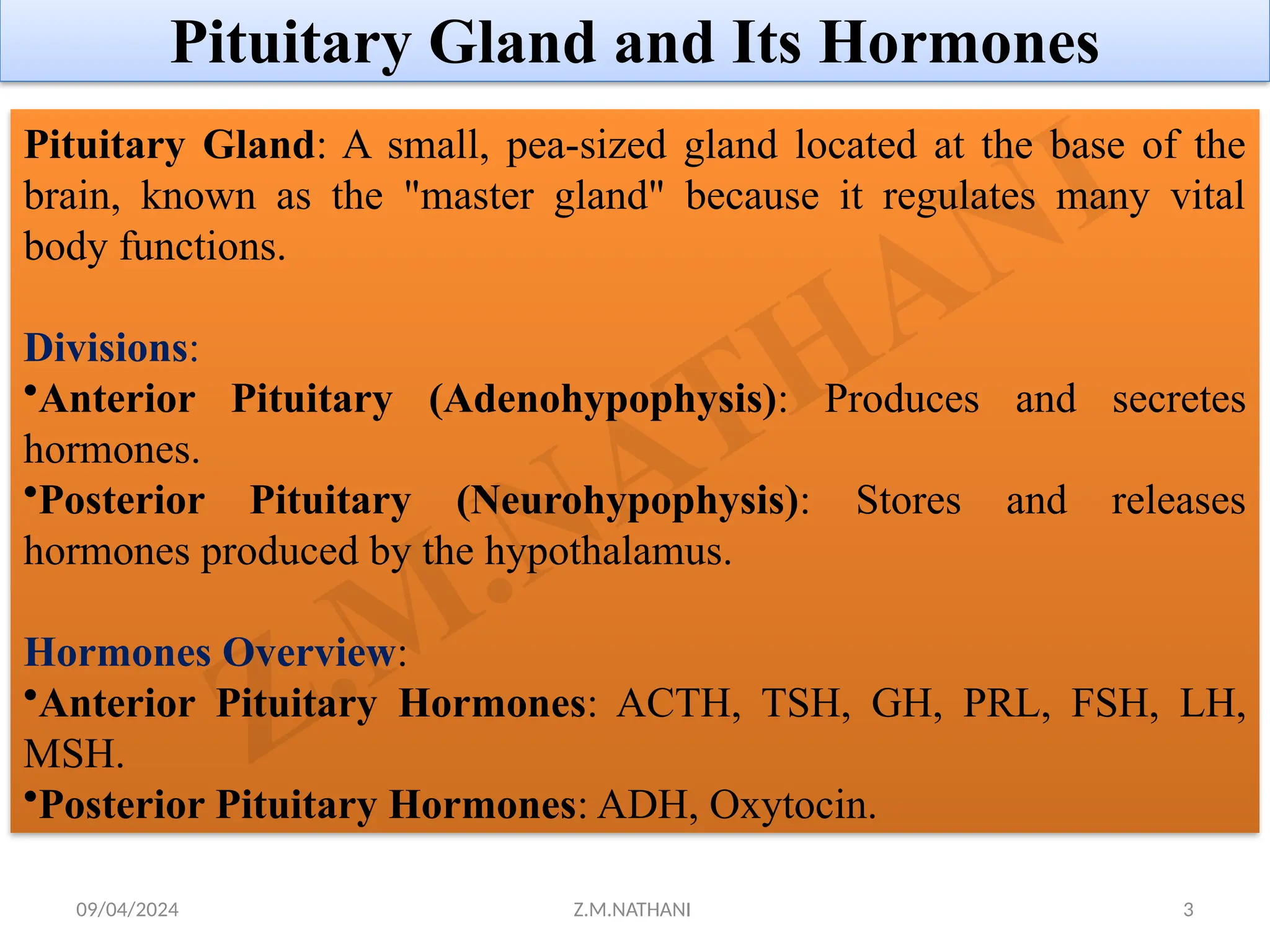 Anterior Pituitary Hormones Analogues and Their Inhibitors .pptx