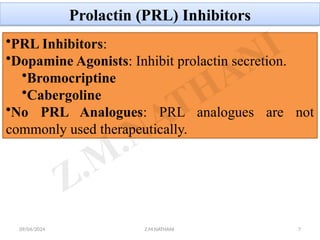 Anterior Pituitary Hormones Analogues and Their Inhibitors .pptx